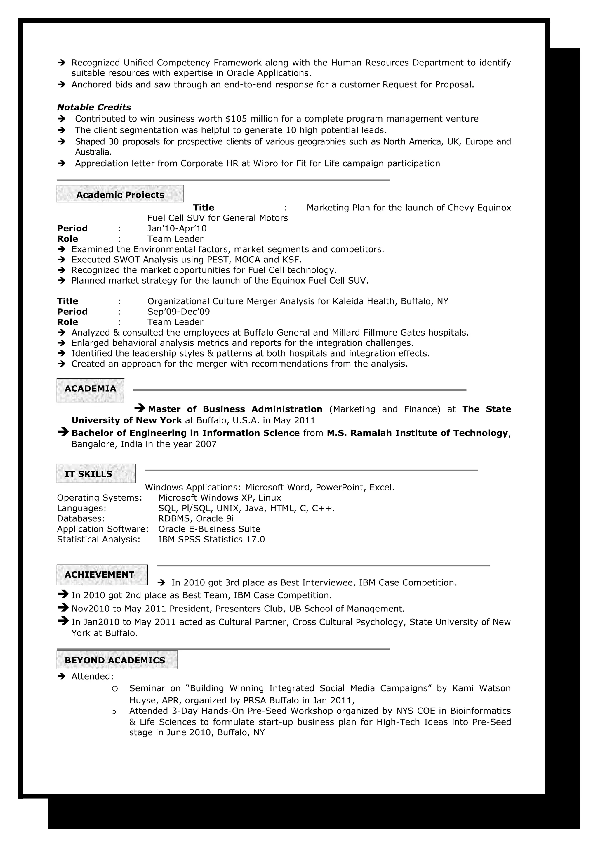 Resume- Nimish Saraf | DOC | Computer Software and Applications | Computing