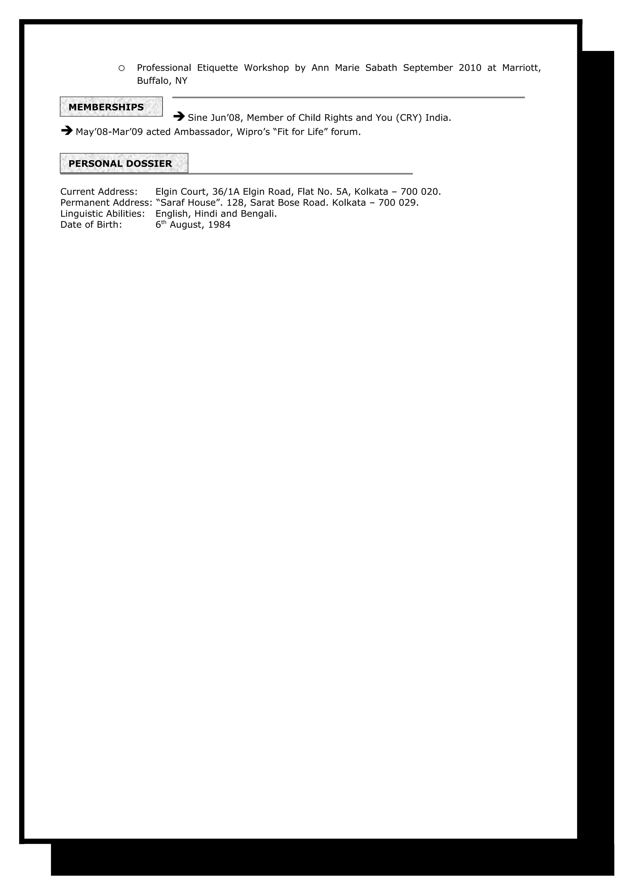 Resume- Nimish Saraf | DOC