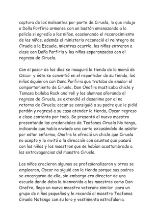 Resumen maestro ciruela | DOCX