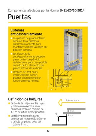 Resumen nueva norma EN81:20 para Ascensores | PDF