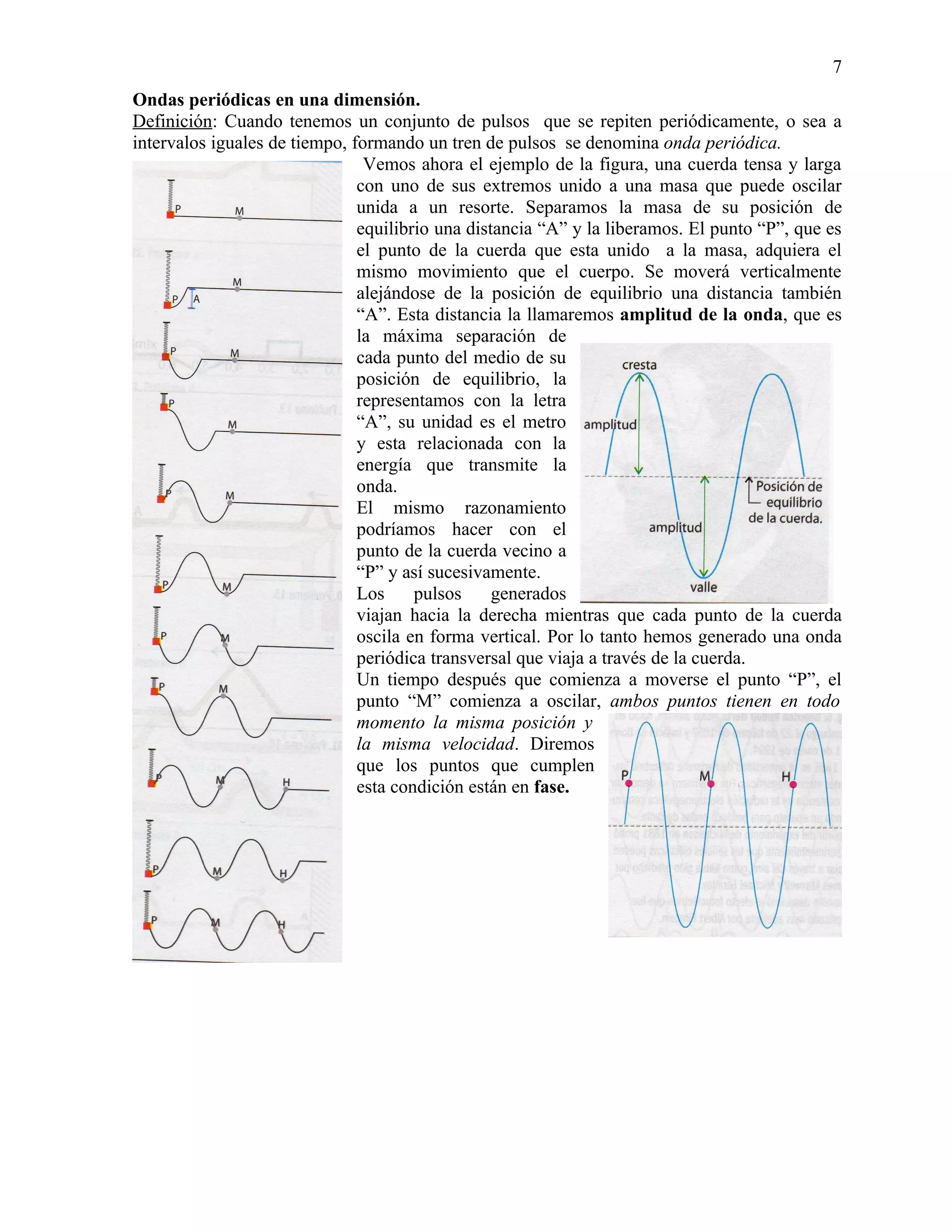 Resumen pulsos y caracteristicas ondas periódicas | PDF