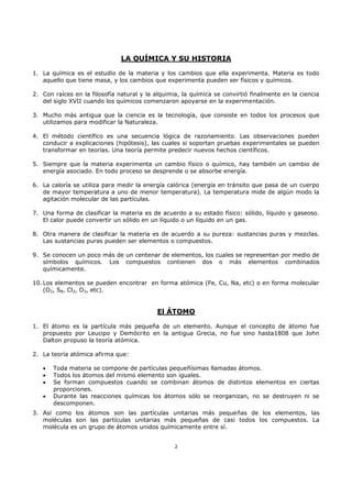 Resumen quimica | PDF