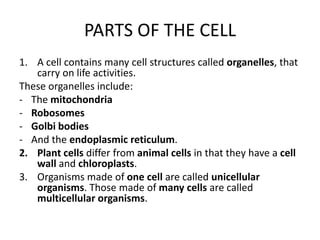 Resumen science examen 91 pags | PPT