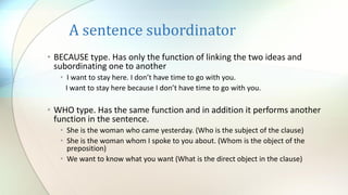 The sentence. Grammar explanation of the sentence concept.pdf