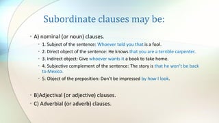 The sentence. Grammar explanation of the sentence concept.pdf
