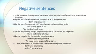 The sentence. Grammar explanation of the sentence concept.pdf