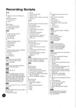 Resumen y audioscripts | PDF