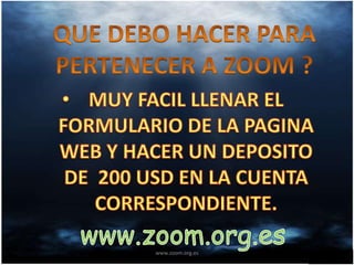 ZOOM FAST | PPT