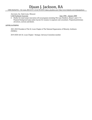 Resume of Djuan Jackson | PDF