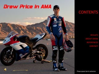 Resume Of Drew Price | PPSX | Motorcycle Sports | Auto Racing