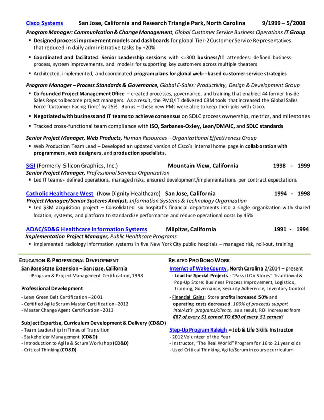 Resume of janet conn 6 | PDF