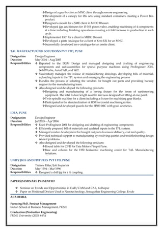 Resume of mandar_yadav | DOC