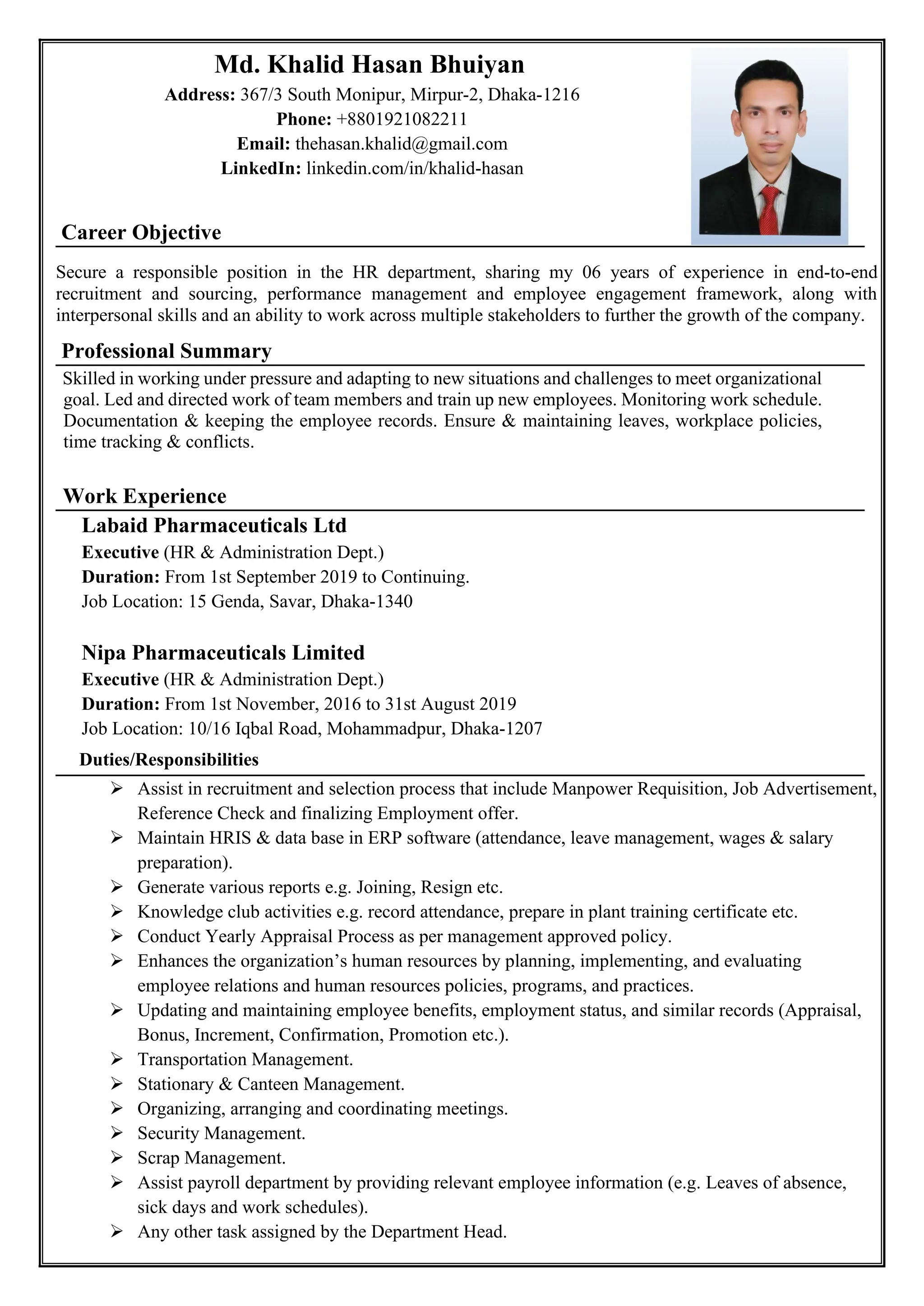 Resume of Md. Khalid Hasan Bhuiyan.pdf