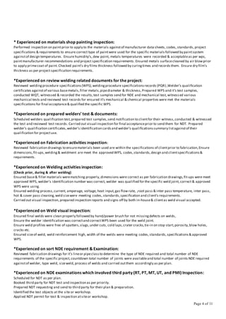 Resume of md kafil uddin (piping) | PDF