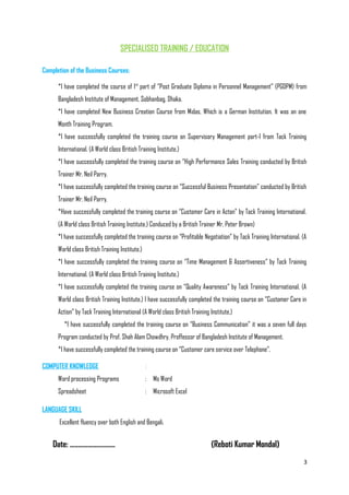 Resume of reboti kumar | PDF