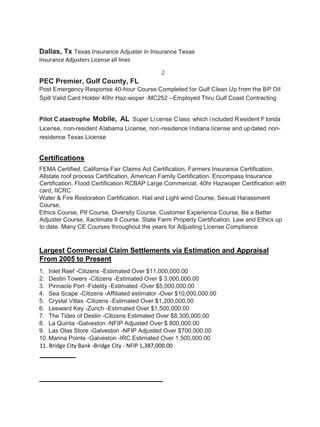 Resume of roland graybill adj-sc | PDF