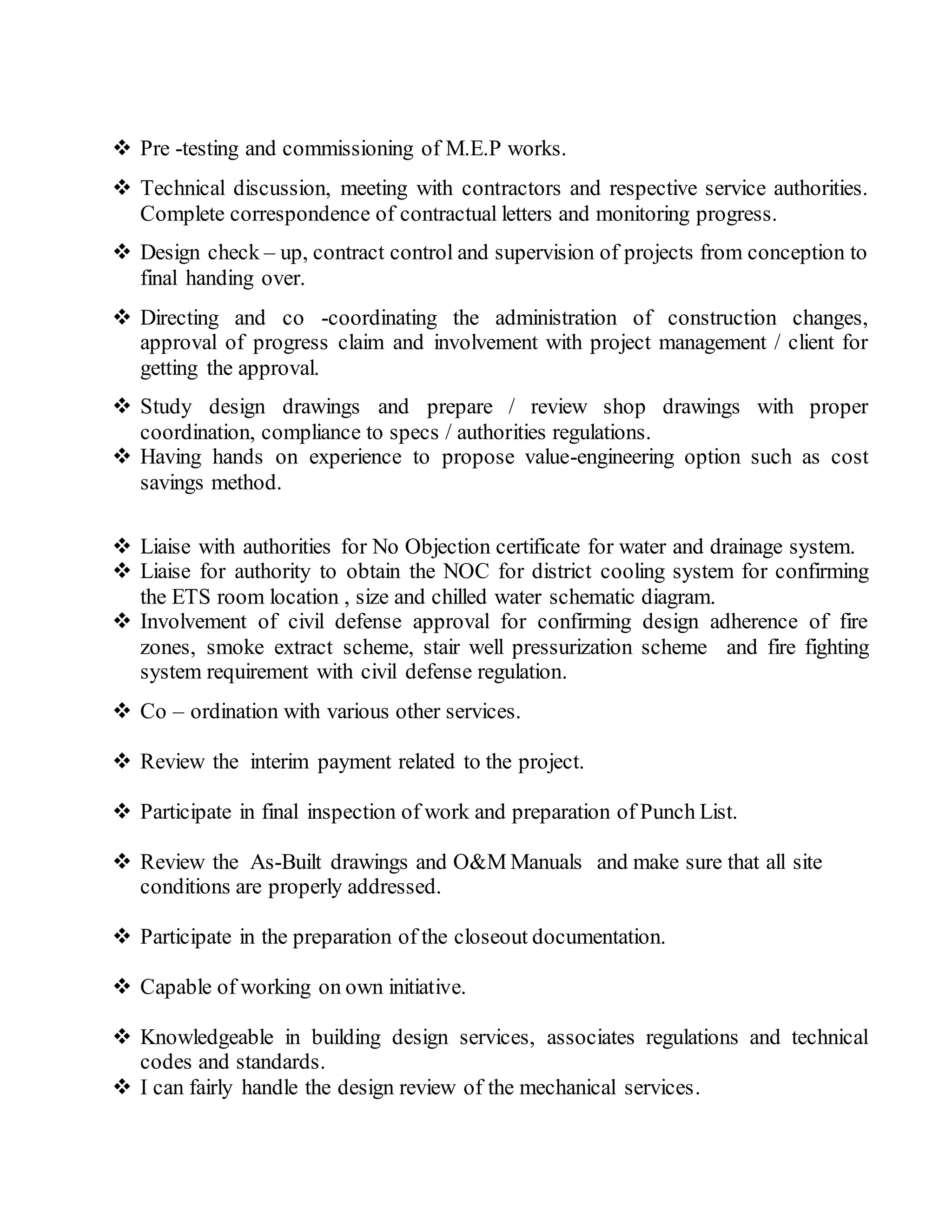 Resume of zahir hussain | DOCX