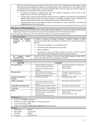 Resume owais ahmed | DOC