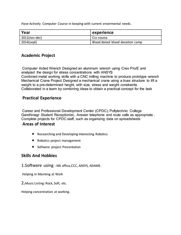 Resume package cpd ( surendr) | DOCX