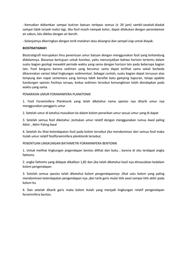 Resume paleontologi | DOCX