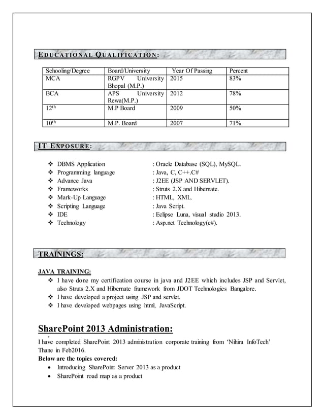 Resume pankaj | PDF