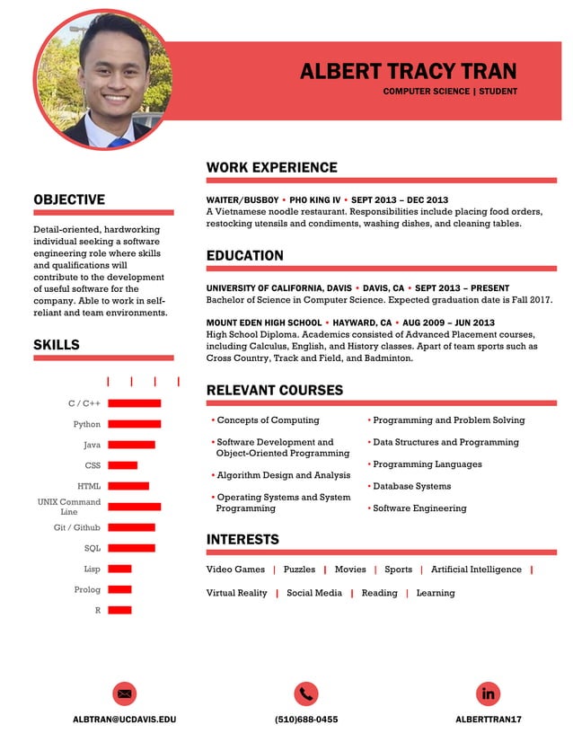 Albert Tran's Resume | PDF