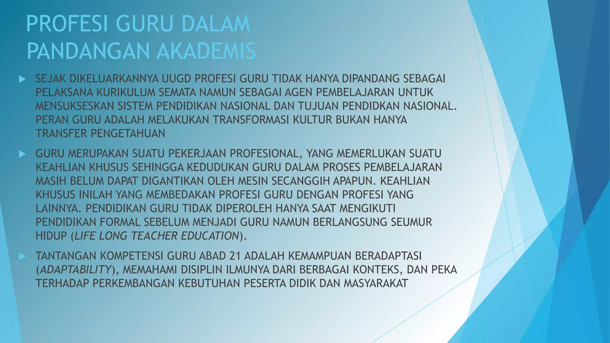 Resume pengembangan profesi guru | PPTX