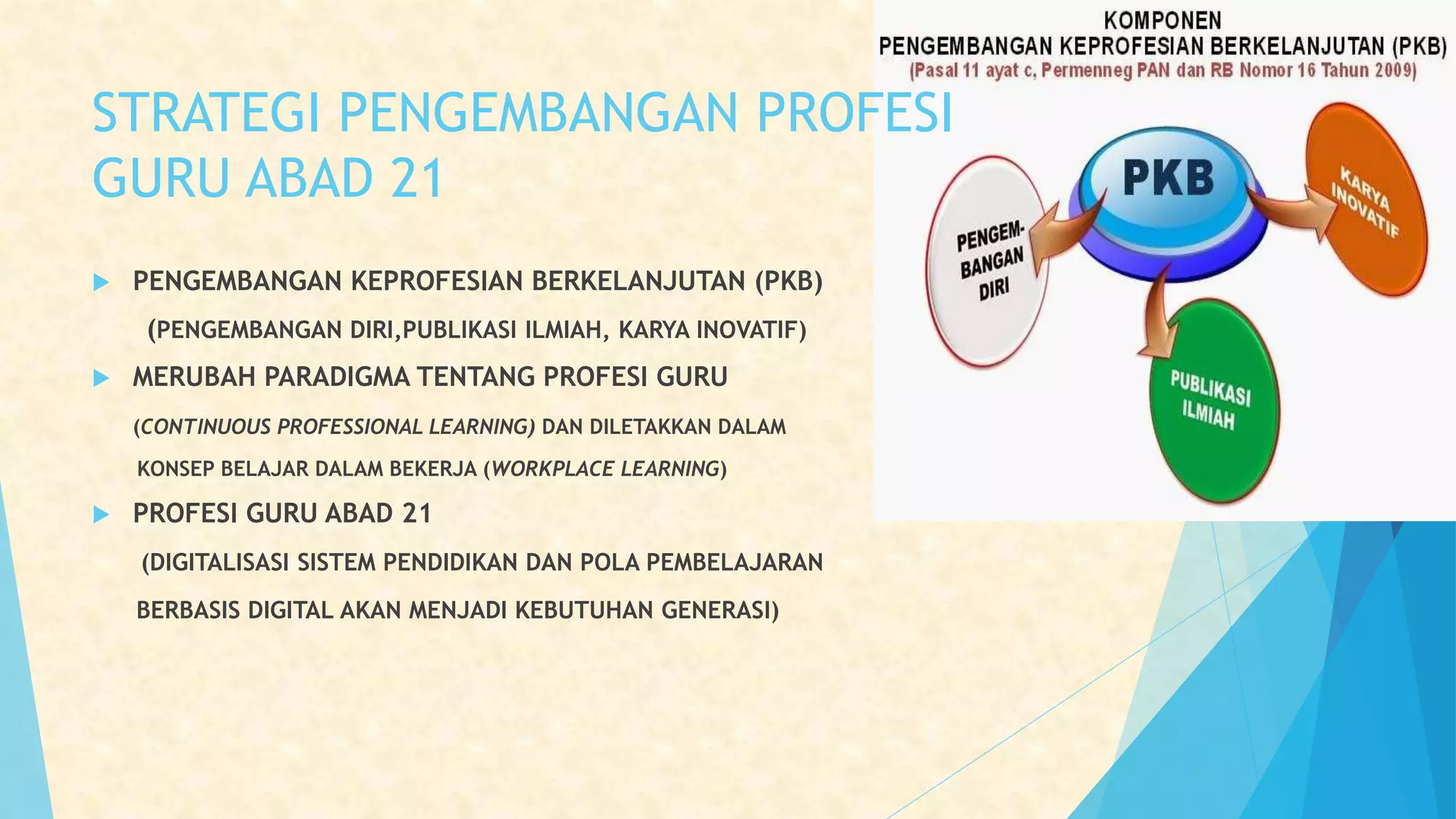 Resume pengembangan profesi guru | PPTX