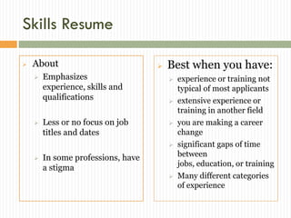 Resume powerpoint | PPTX