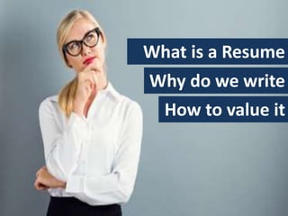 Resume building | PPT