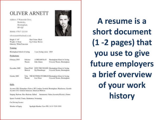 Resume building | PPT