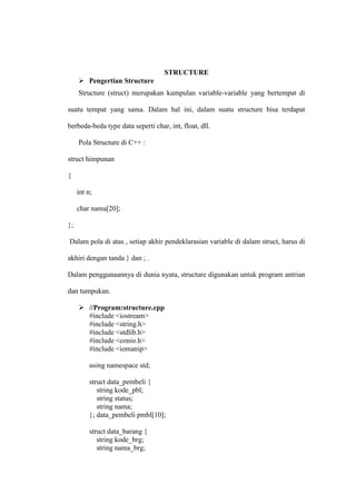 Resume praktikum 4__structure | PDF