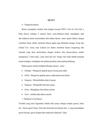 Resume praktikum 7__queue | PDF