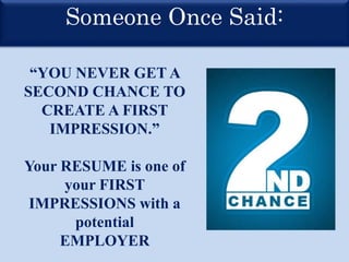 Resume presentation | PPTX