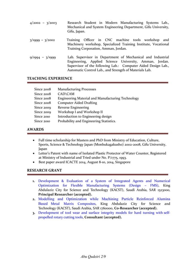 Resume qudeiri 10_2015_final | PDF