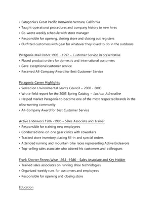 Craig Holloway's resume | DOCX