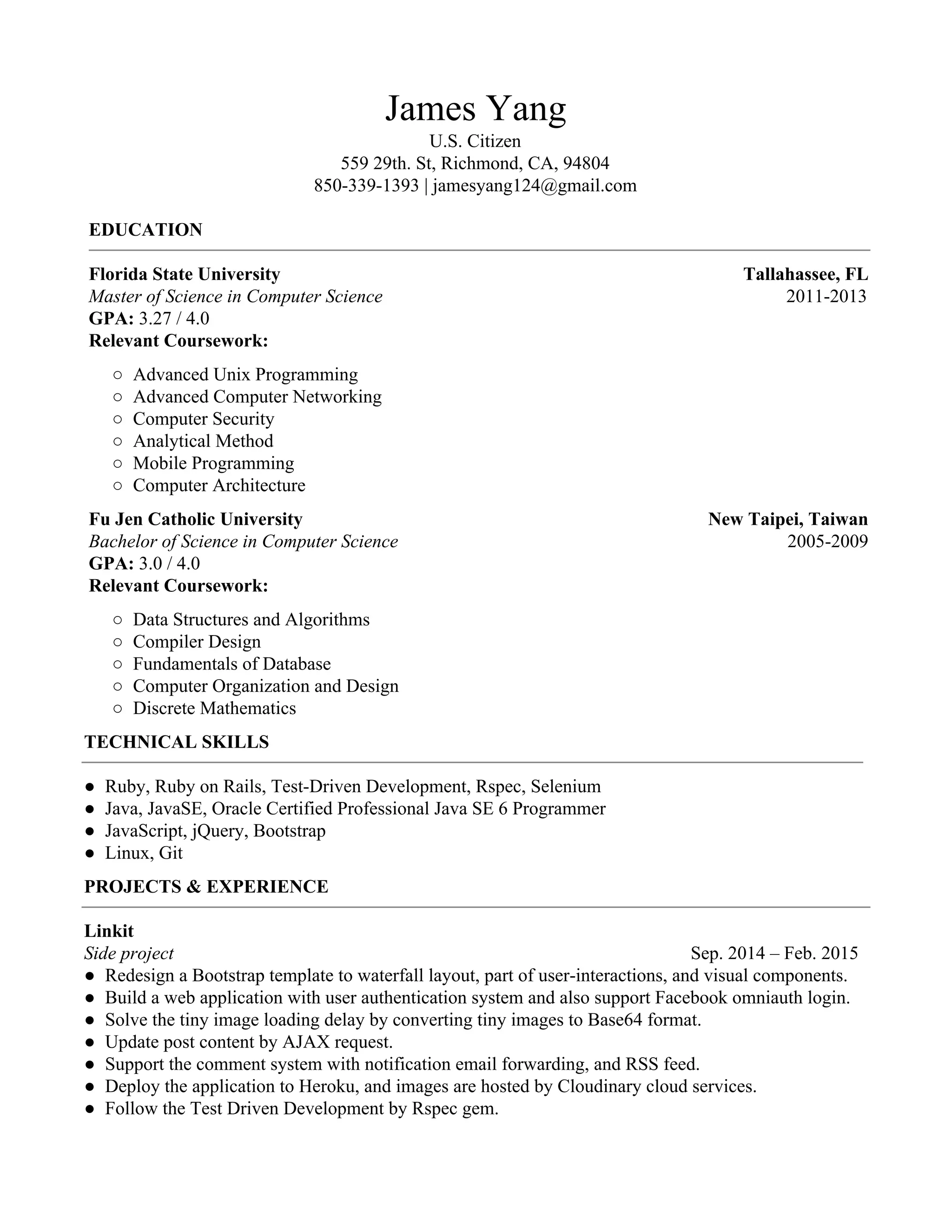 Resume | PDF
