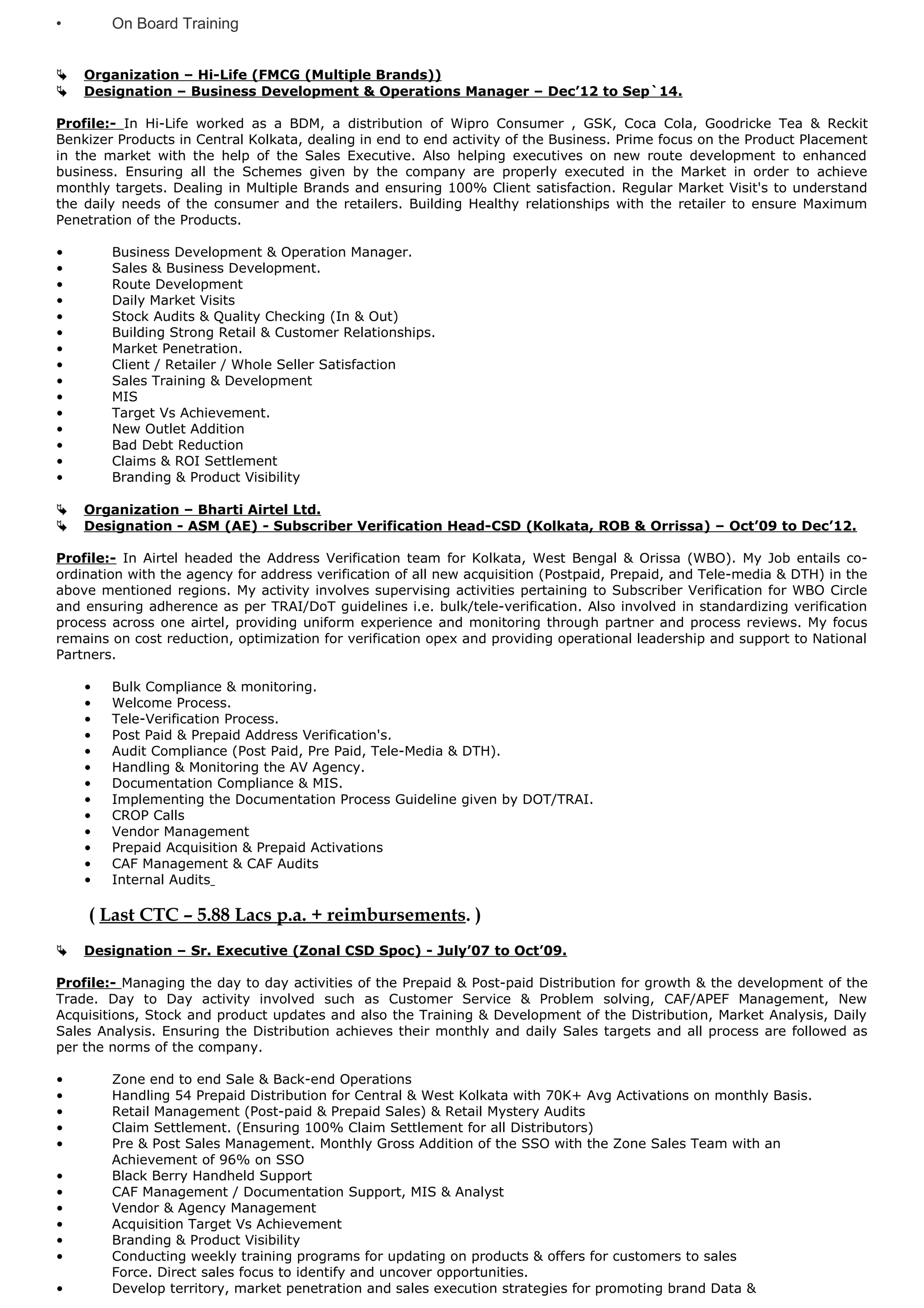 CV : Rohit Kapoor | DOC