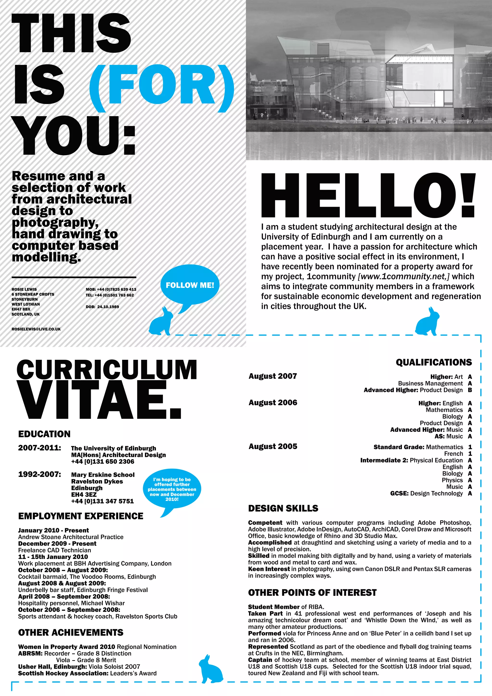 Rosie Lewis CV | PDF