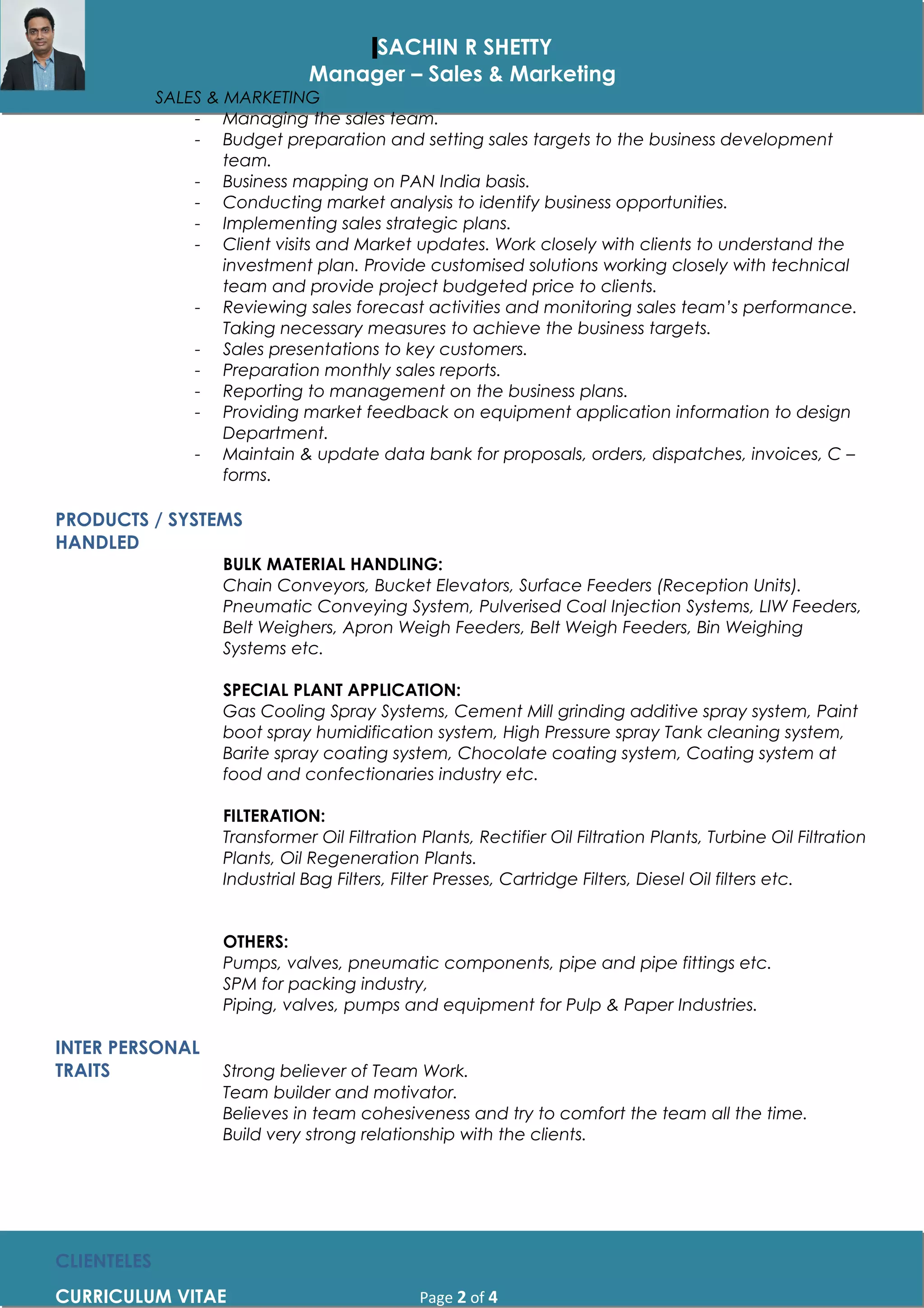 Resume Sachin Shetty 1 Pdf