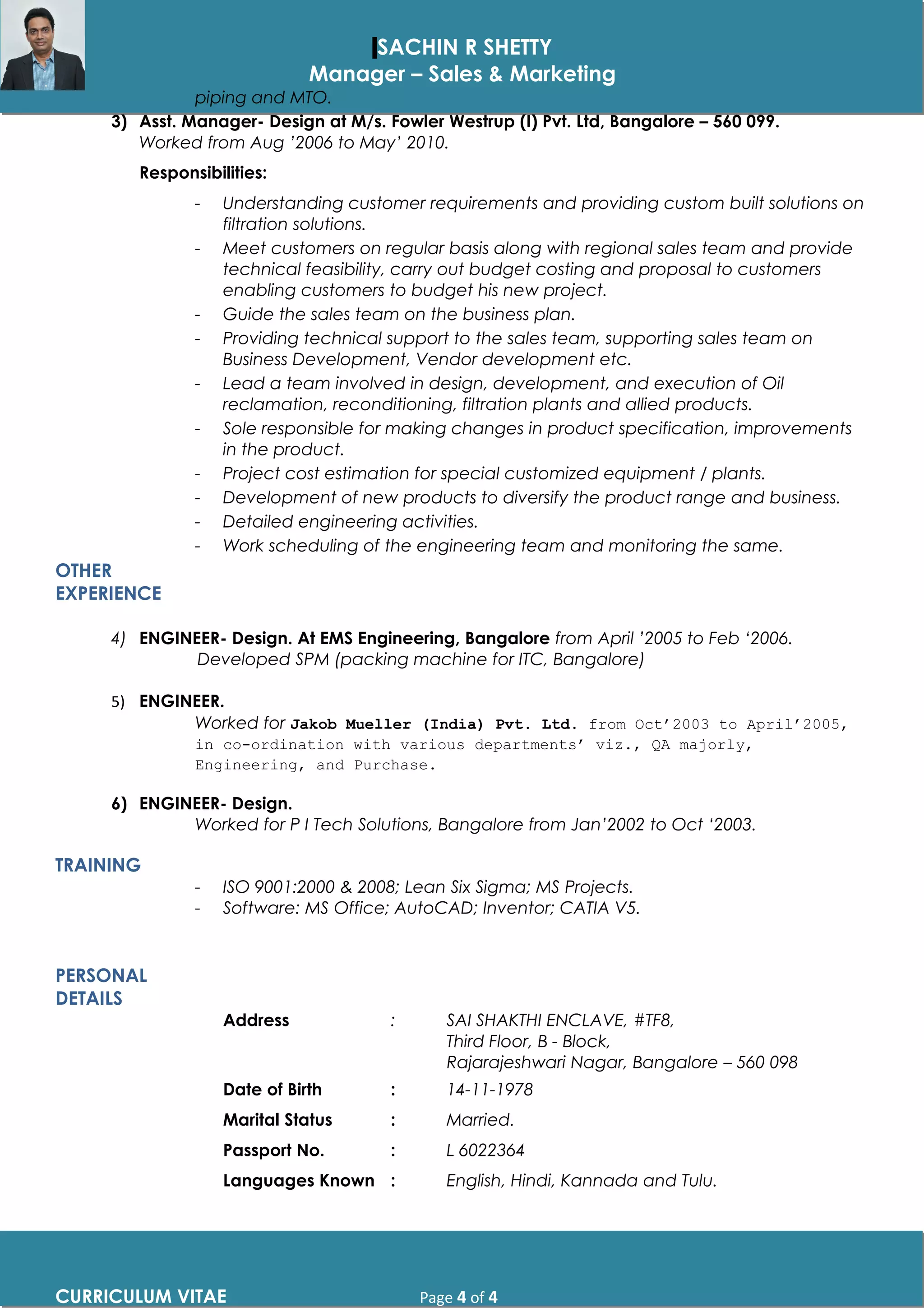 Resume Sachin Shetty 1 Pdf