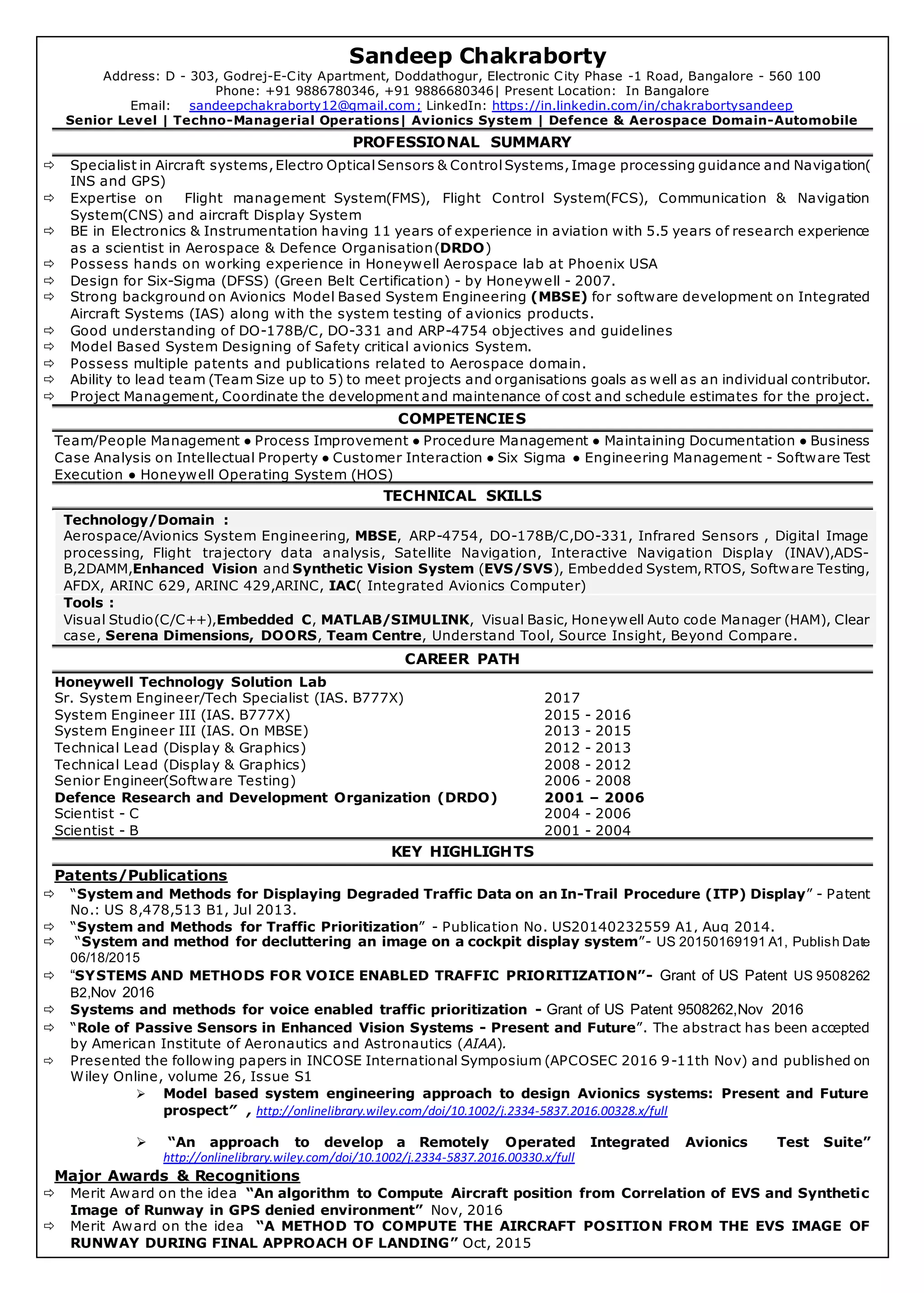 Resume sandeep chakraborty | DOCX