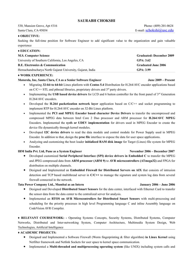 Resume | PDF