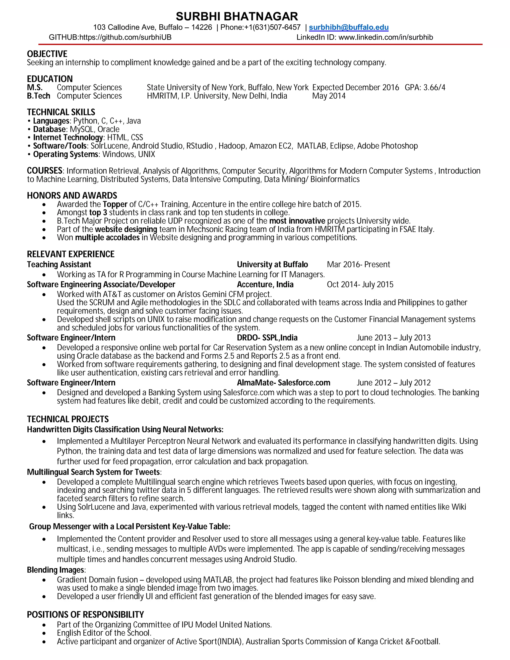 Resume sb | PDF