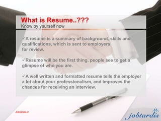 Resume scanning | PPTX