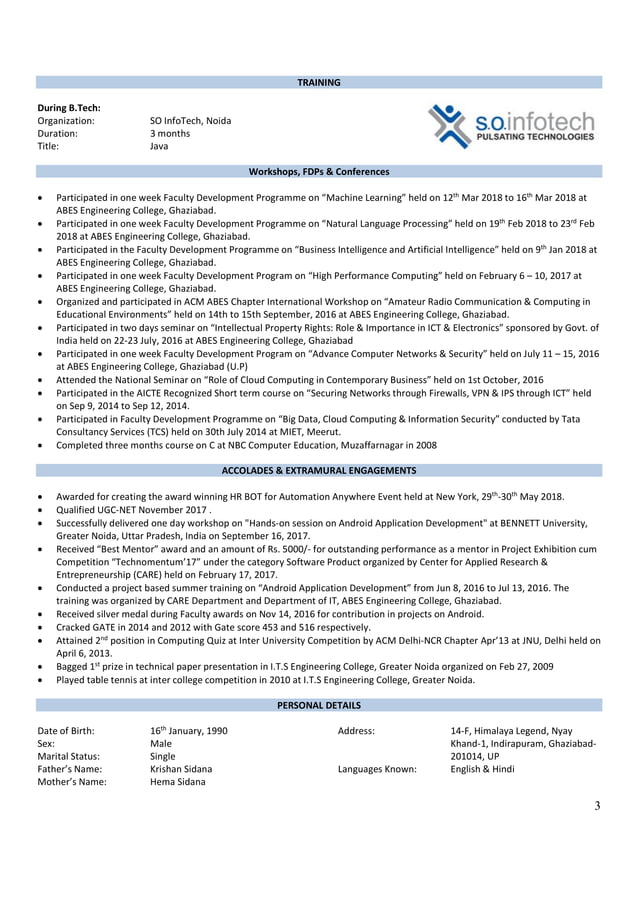 Resume shubham sidana | PDF