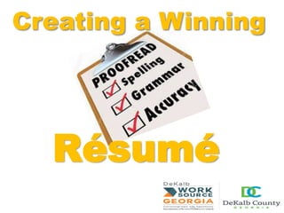 Resume skills | PPT