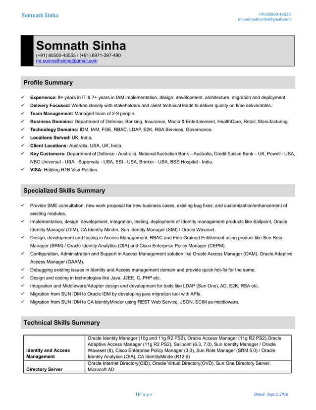 Resume somnath sinha | PDF