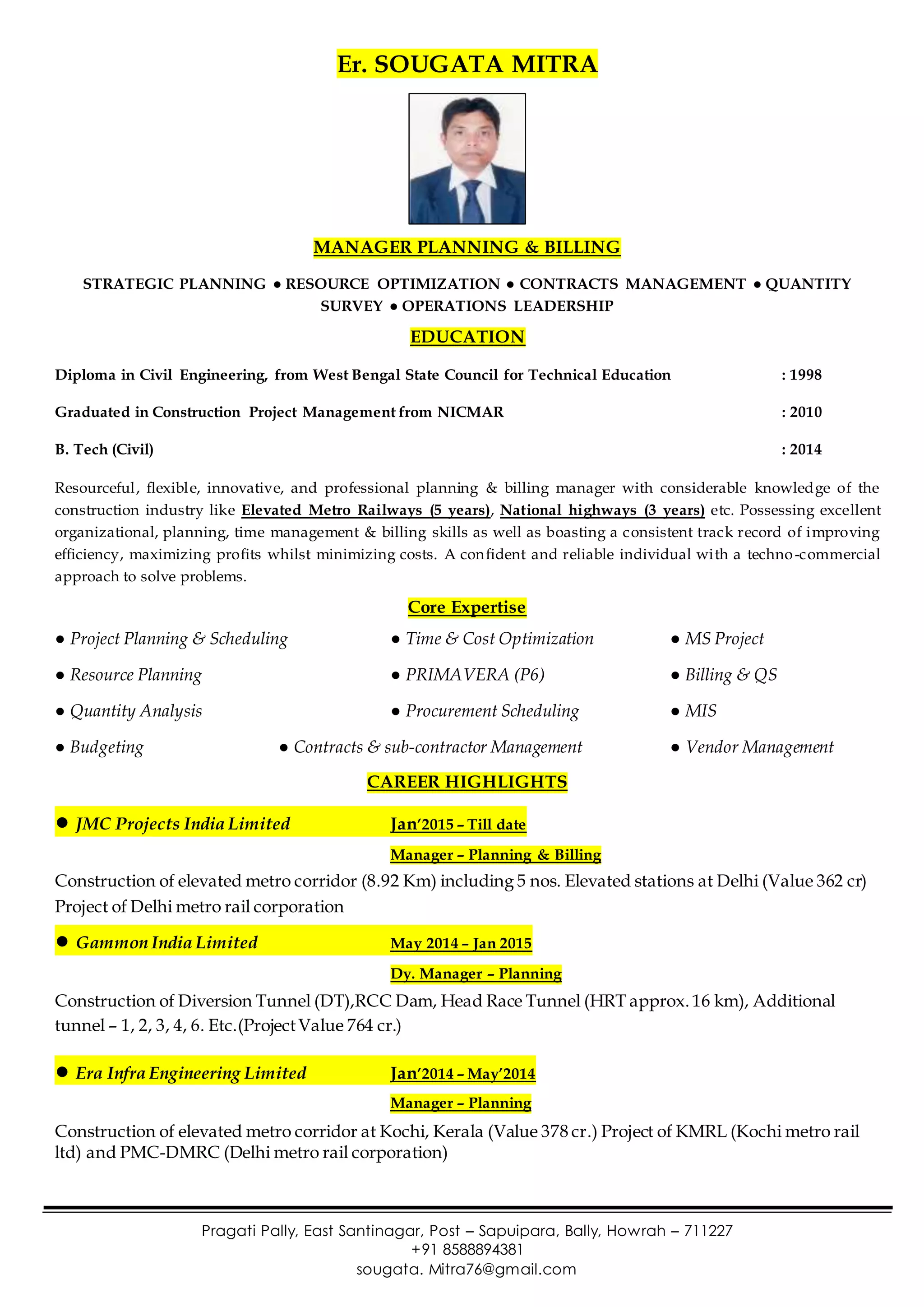 Resume sougata | DOCX