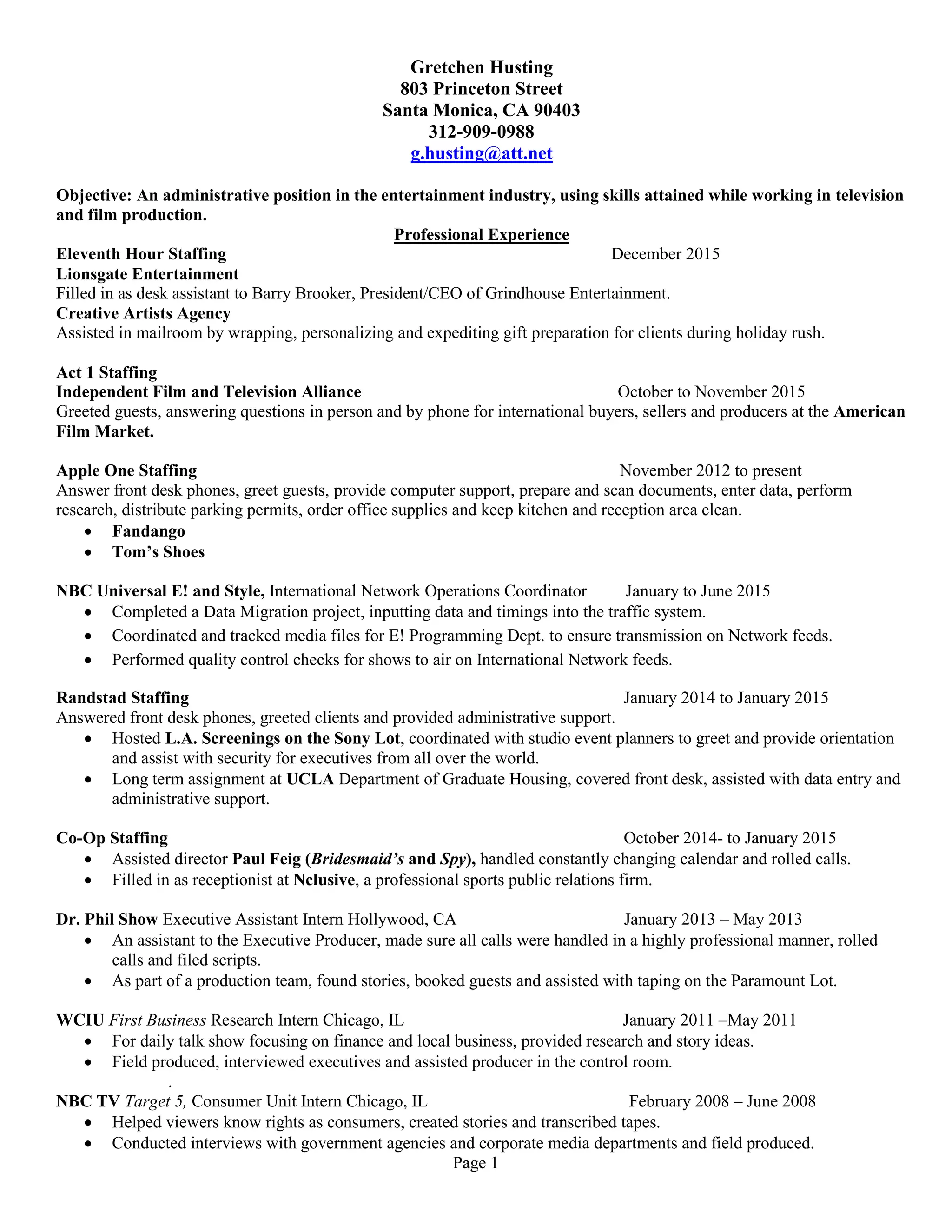 Resume star2 | PDF